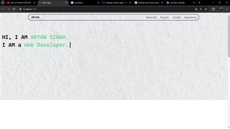 Aryan Singh On Linkedin Mernstack Reactjs Portfolioproject