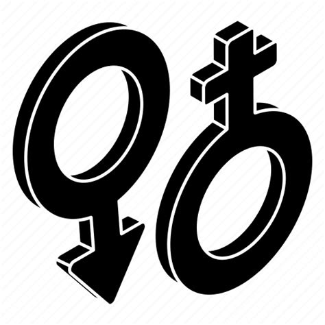 Gender Fluid Sexual Heterosexual Biological Classification Icon