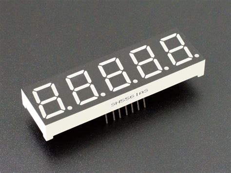 Led 7 Segment 056 Cc 5 Digit Protosupplies