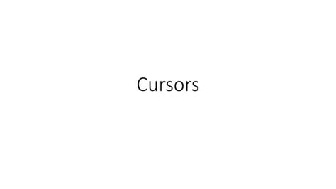Database Management System Cursorspptx