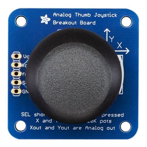 Adafruit Industries Analog 2 Axis Thumb Joystick With Select Button And