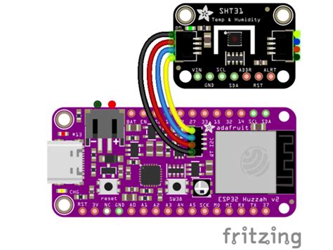 Wippersnapper Adafruit Sht31 D Temperature And Humidity Sensor Breakout
