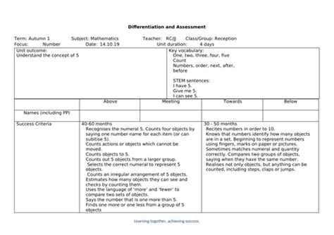 Eyfs Number 5 Teaching Resources