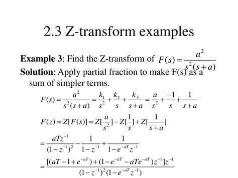 Ppt 2 Z Transform And Theorem Powerpoint Presentation Free Download Id 411374