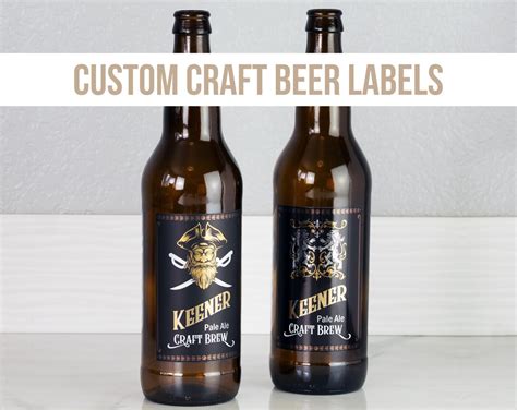 Custom Beer Bottle Labels Waterproof Personalized Labels For Beer