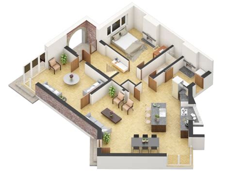 Make An Axonometric Or Top View Render Of Your Project By H2render Fiverr