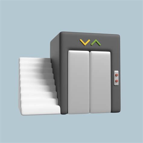 호텔 아이콘의 3d 렌더링 무료 Psd 파일