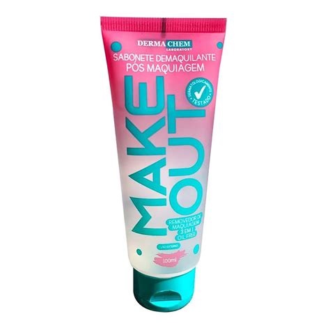 Sabonete Demaquilante Pós Maquiagem Dermachem Make Out 100ml Grazi