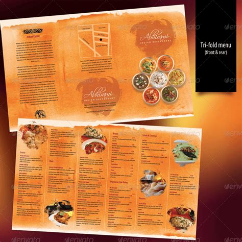 Bi Fold Menu Template