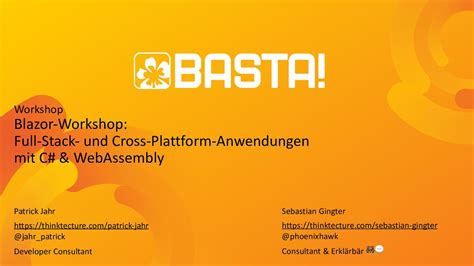 blazor workshop full stack und cross plattform lösungen mit c und