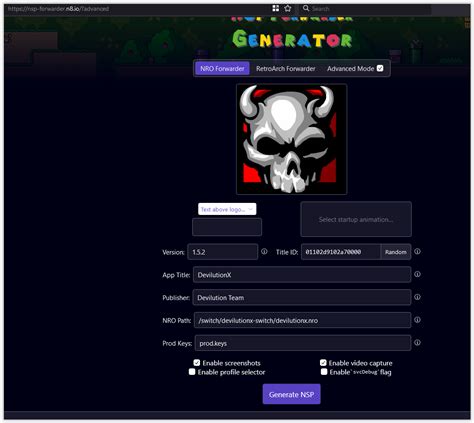 NSP Forwarder Generator An Online Tool To Create NRO RetroArch Forwarders Page 15