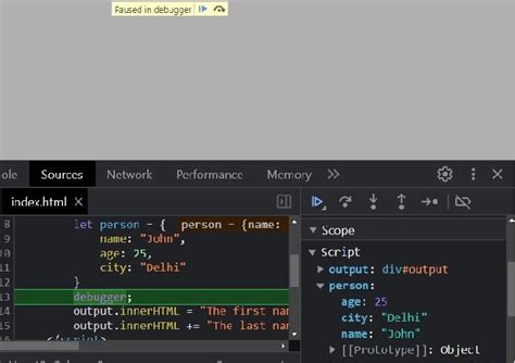Javascript Debugging