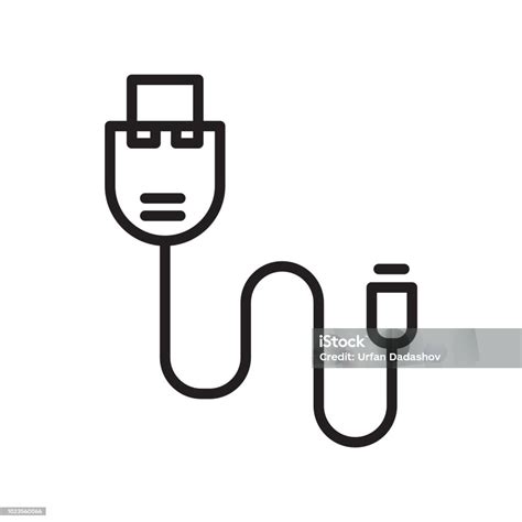 Usb 아이콘 벡터 기호와 기호 흰색 배경 Usb 로고 개념에 고립 0명에 대한 스톡 벡터 아트 및 기타 이미지 0명 데이터 디스크 Istock