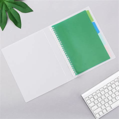 A4 A5 B5 Loose Leaf Folder Plastic Frosted Metal B Grandado