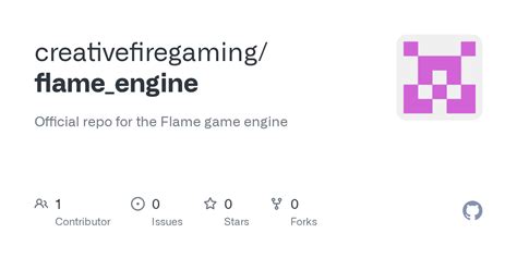 Github Creativefiregamingflameengine Official Repo For The Flame Game Engine