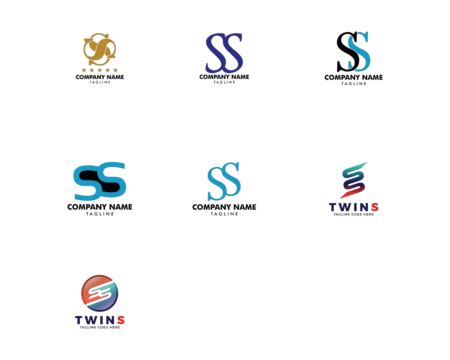 Initial Letter Ss Logo Template Design Abstract Elegance Symbol Vector