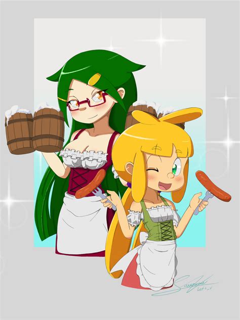 Dirndl Girls By Left V On Newgrounds