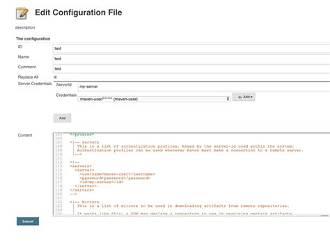 Pipeline Maven Plugin Not Replacing In Global Settingsxml From Jenkins