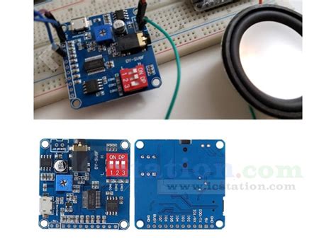 dy sv8f voice playback module mp3 trigger for arduino with class d 5w