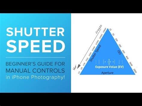 Mastering Shutter Speed And ISO On IPhone