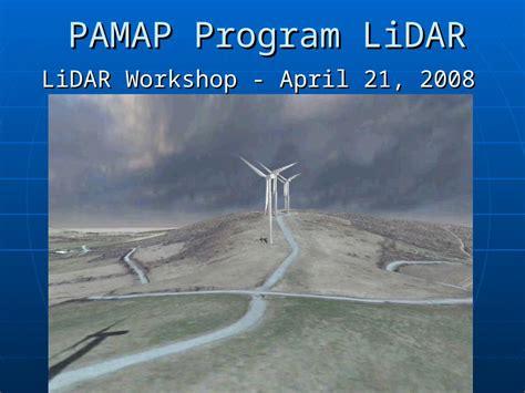 Ppt Pamap Program Lidar Dokumen Tips