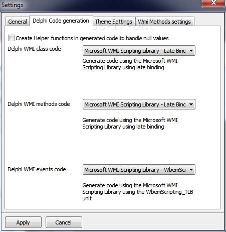 WMI Delphi Code Creator Download Free Windows 1 1 2 161 Softpedia