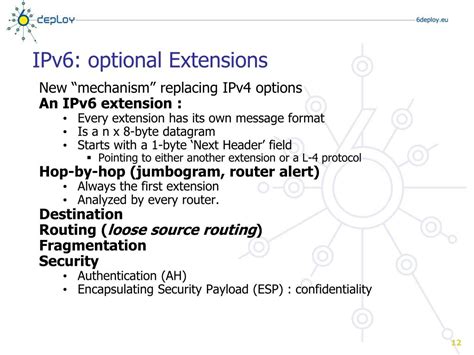 Ppt Ipv6 Protocol Headers And Options Powerpoint Presentation Id 5871398
