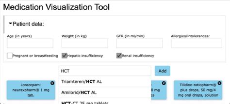 Screenshot Of The Search Box And Patient Input Data Field Translated Download Scientific