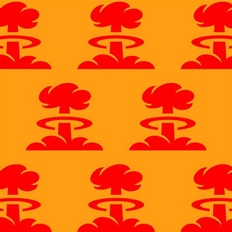 Nuclear Explosion Wall Stencil Free Printable Papercraft Templates