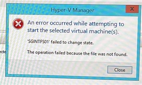 hyper v s vm cannot start virtualization spiceworks community