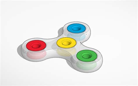 3d Design Fidget Spinner Sloppy Pip Tinkercad