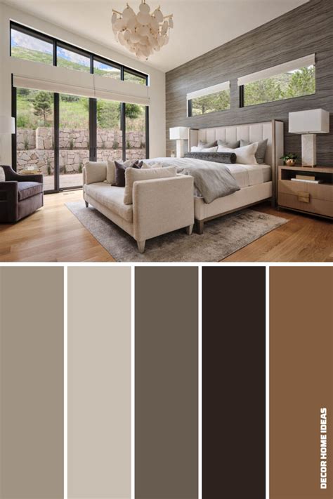 Elegant Bedroom Color Schemes With Brown Furniture For Timeless Style