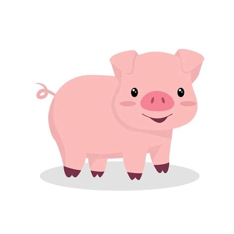 Ilustración De Cerdo De Dibujos Animados Premium Vector Freepik Vector Cerdito Cerdo
