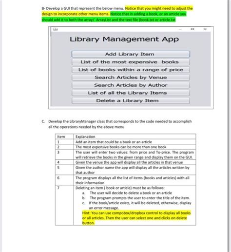 ITBP Object Oriented Programming Mini Project Chegg Com