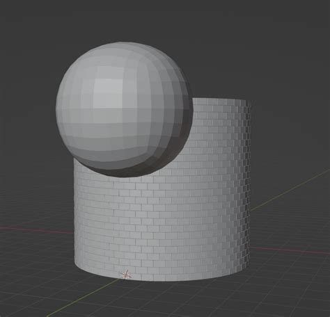 trying to use a boolean cut on an array r blender