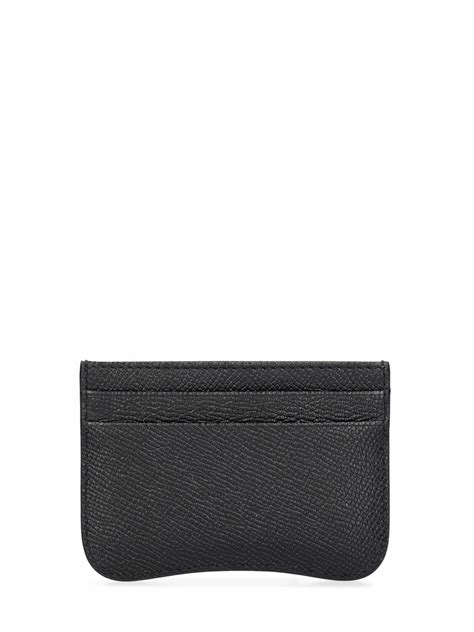 Ami Paris Paris Paris Grained Leather Card Holder Ami