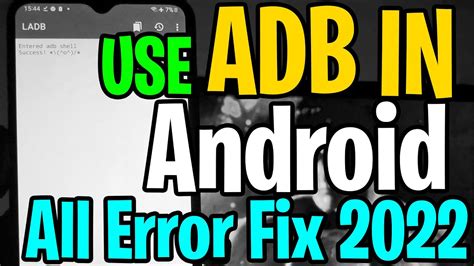 How To Run Adb Commands On Android Phone 2022 Youtube