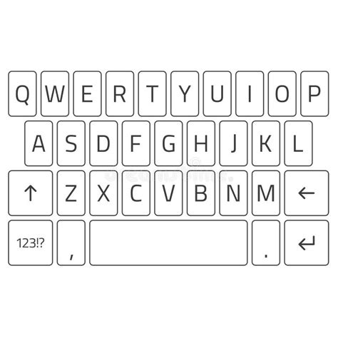 Smartphone Numbers Keyboard Stock Illustrations 163 Smartphone Numbers Keyboard Stock