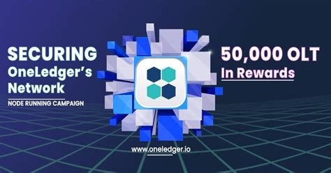 secure oneledger s network setup a node to share 50000 olt