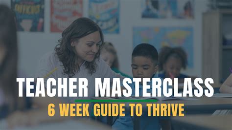 See Teachers Succeed With The 6 Week Teacher Masterclass — Atlearning