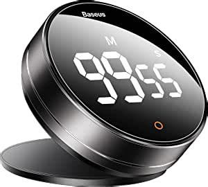 Digital Kitchen Timer Rotation Countdown Timer Pro Magnetic Countup
