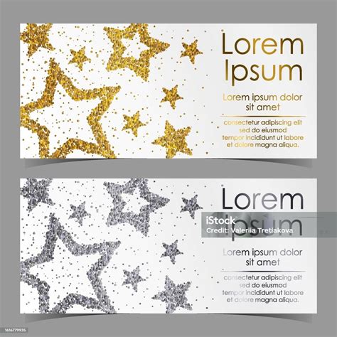 은색 금색 색종이 반짝임 반짝이 흰색 배경에 텍스트를 위한 공간이 있는 전단지 벡터 그림입니다 배너 디자인 로고 카드 웹 초대장 비즈니스 파티 요소 건설 프레임에 대한 스톡