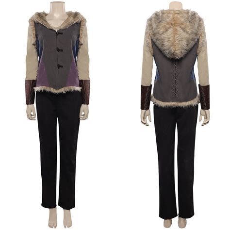 The Witcher Staffel 3 Ciri Kostüm Set Cosplay Halloween Karneval Outfi
