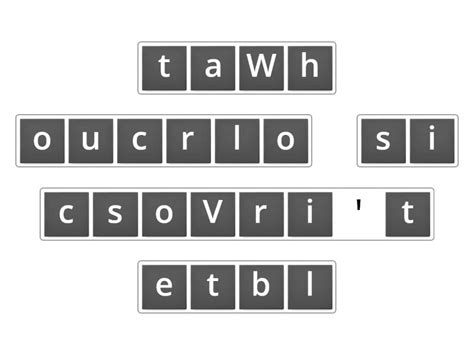 Open Up 3 Unit 3 Comic Structures Anagram