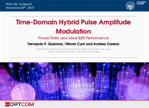 Pdf Technical Report Time Domain Hybrid Pulse Amplitude Modulation