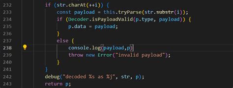Invalid Payload Error On Socket Error Event Issue 4830 Socketio