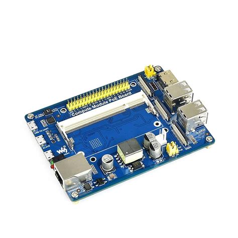 Compute Module Io Board With Poe Feature For Raspberry Pi Cm3 Cm3l