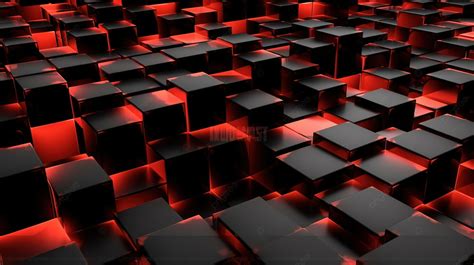 빨간색과 검은색 큐브의 3d 렌더링된 추상 패턴 3d 블록 입방체 3d 큐브 배경 일러스트 및 사진 무료 다운로드 Pngtree