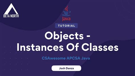 2 1 objects instances of classes csawesome apcsa java youtube