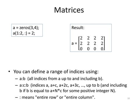 Some Matlab Tips Cse 4309 Machine Learning Vassilis Athitsos Ppt